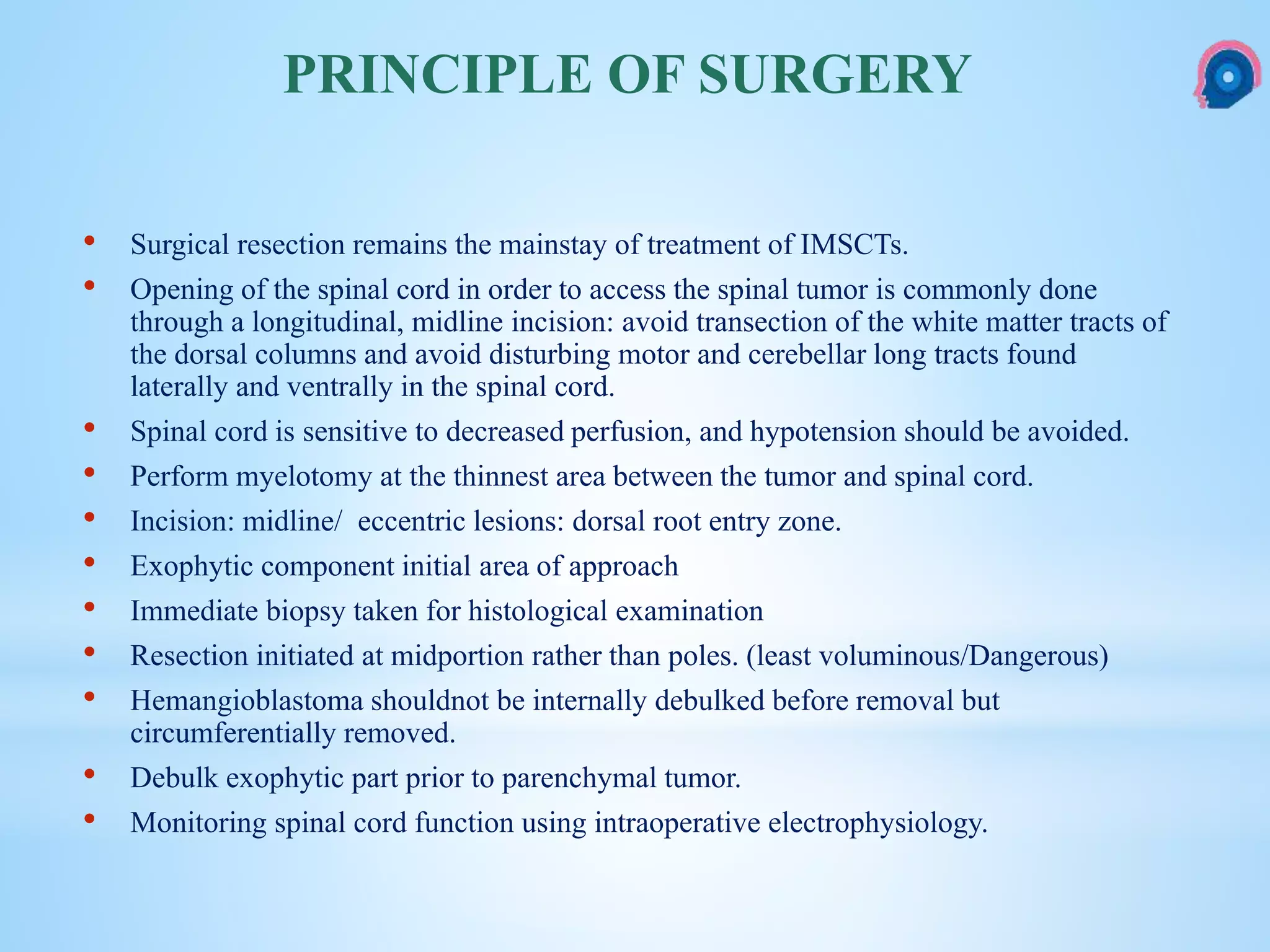 INTRAMEDULLARY TUMOR OF SPINAL CORD | PPTX