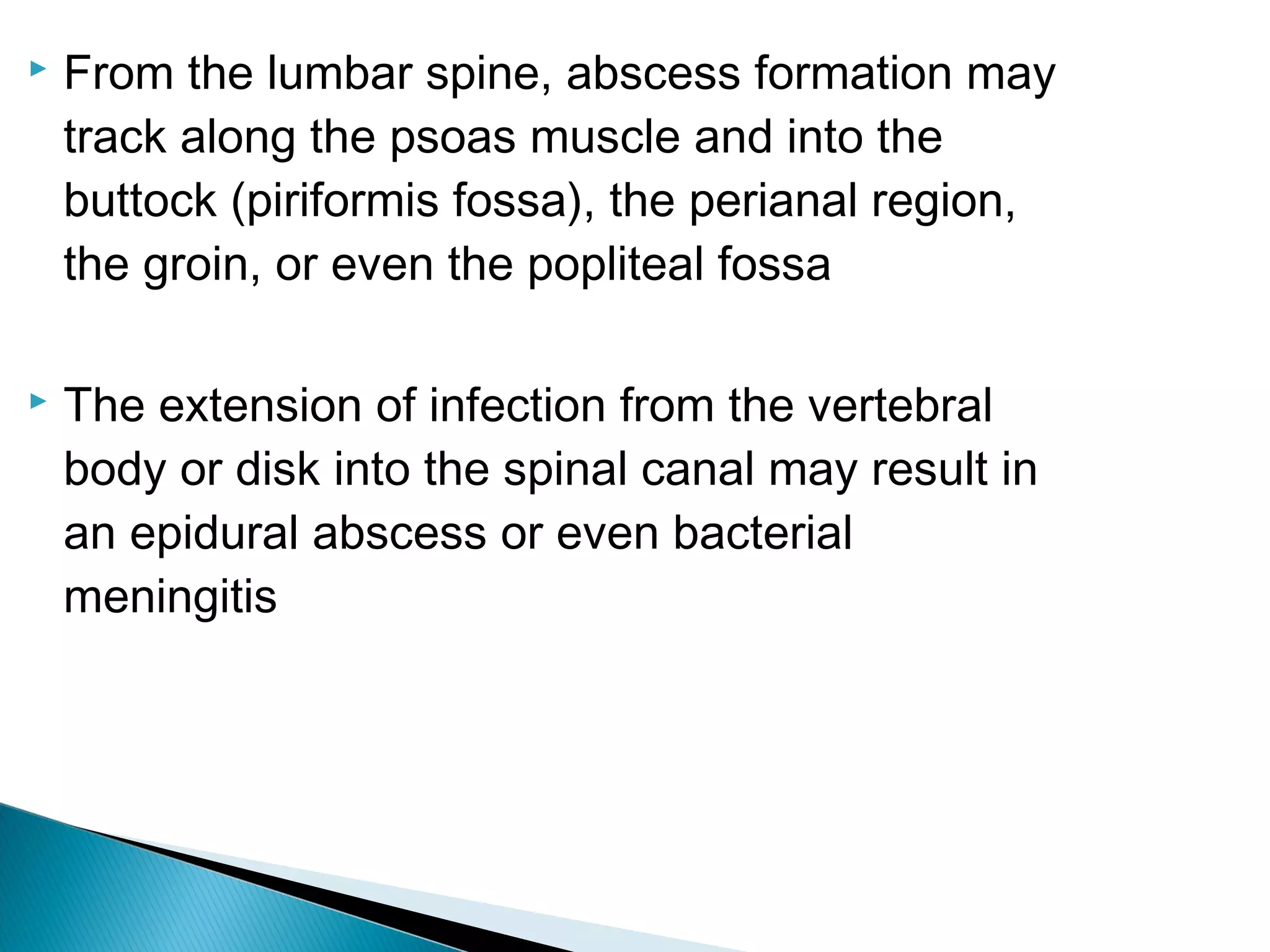 Spinal infection | PPT