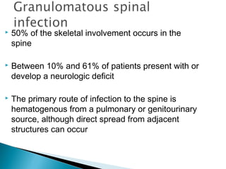 Spinal infection | PPT