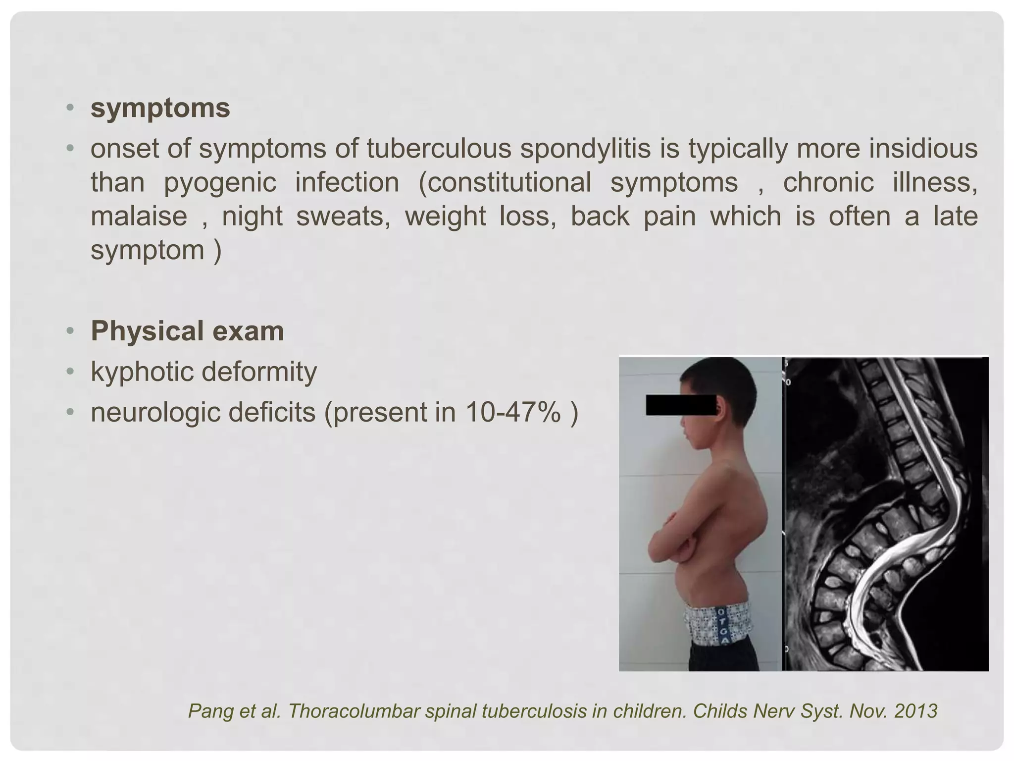 Spinal infection | PPTX
