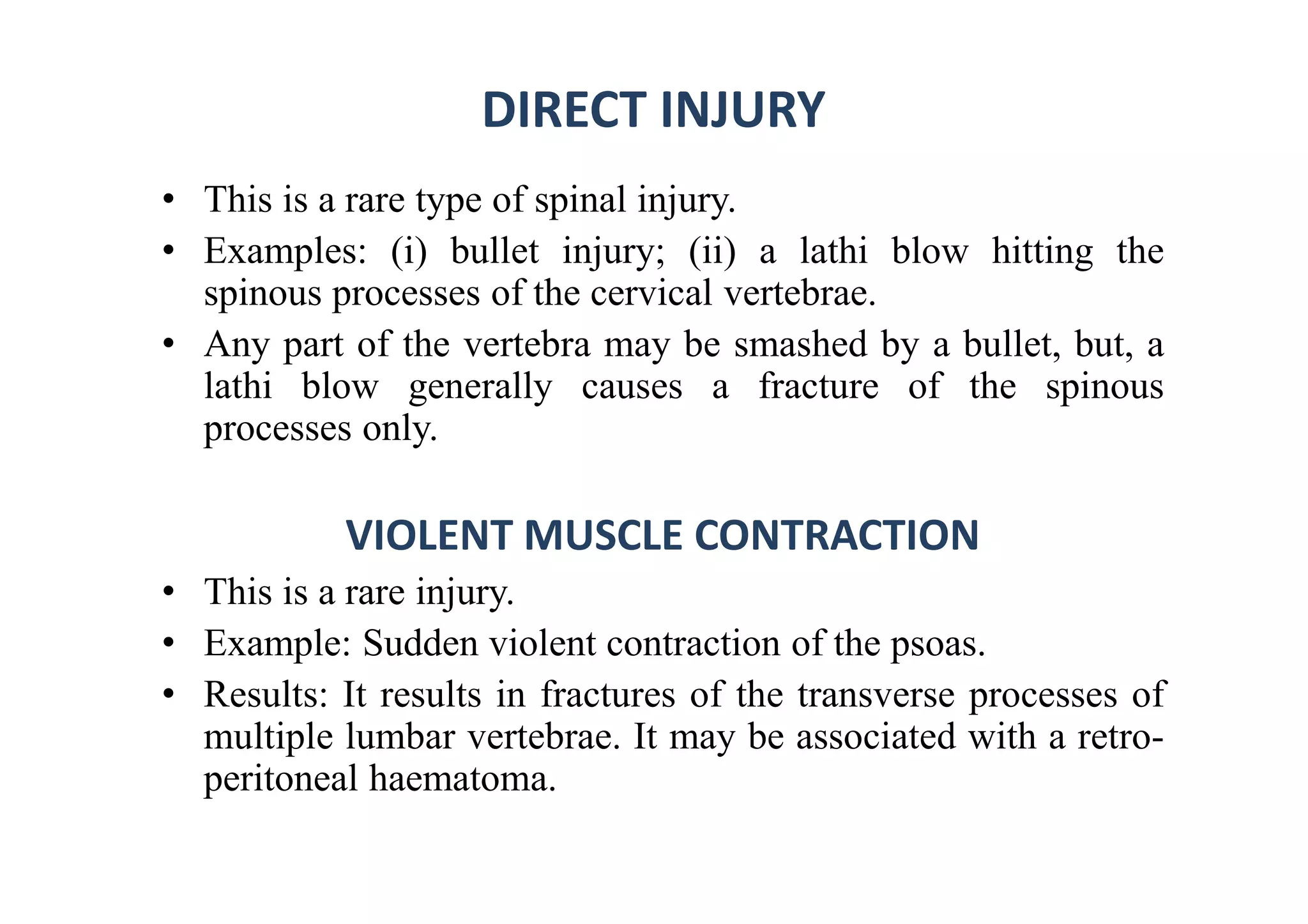 Spinal injuries (compiled by Dr Sanjib Kumar Das) | PDF
