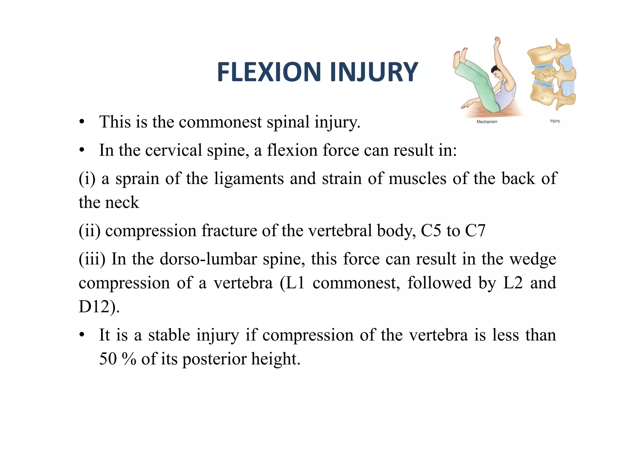Spinal injuries (compiled by Dr Sanjib Kumar Das) | PDF