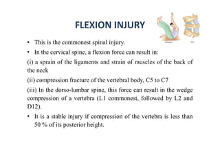 Spinal injuries (compiled by Dr Sanjib Kumar Das) | PDF