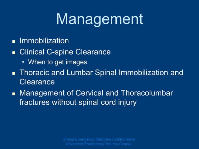 SPINAL INJURIES.ppt | First Aid | Injuries