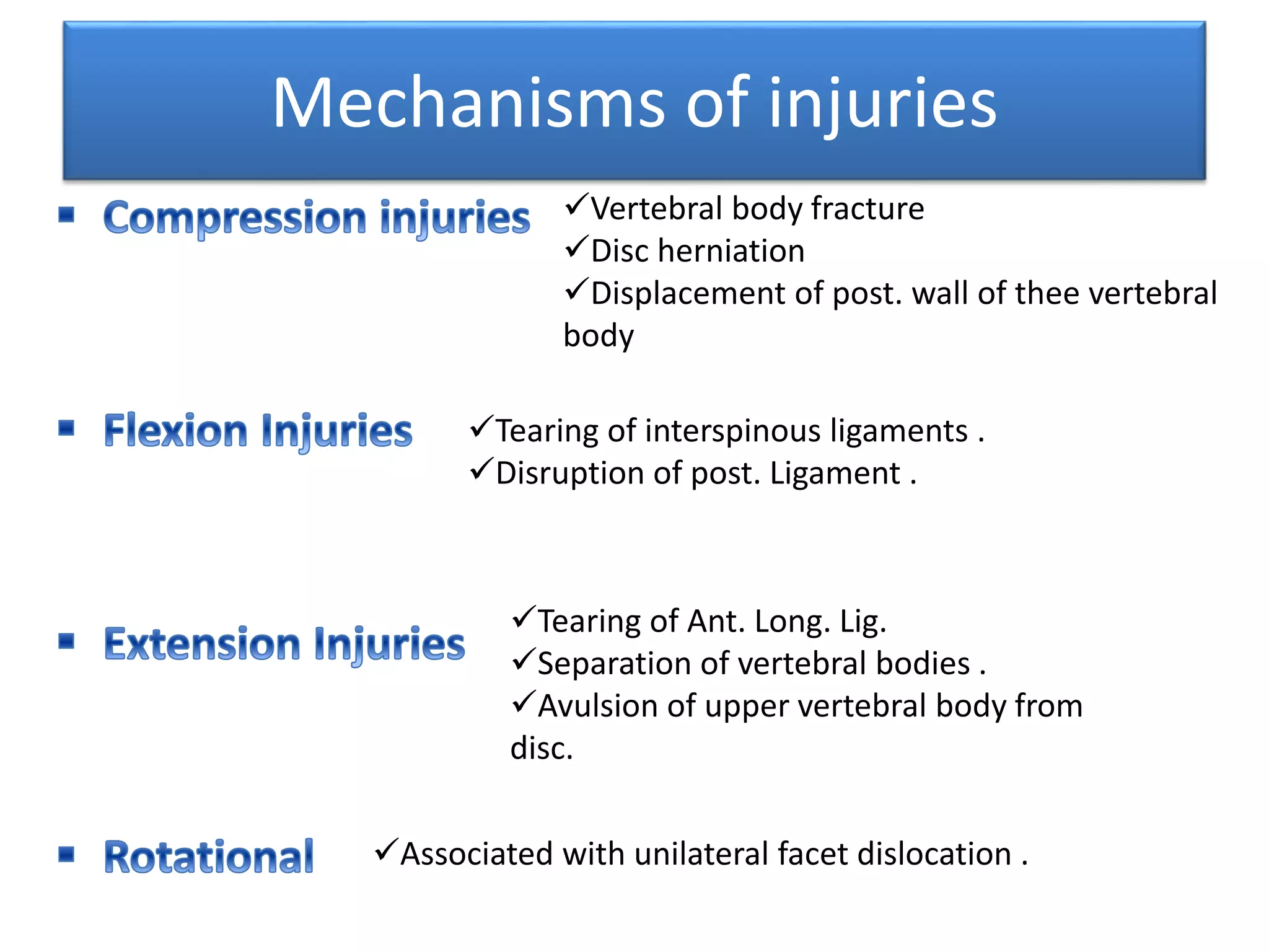 Spinal injuries1 | PPTX