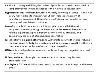 Spinal injuries1 | PPTX