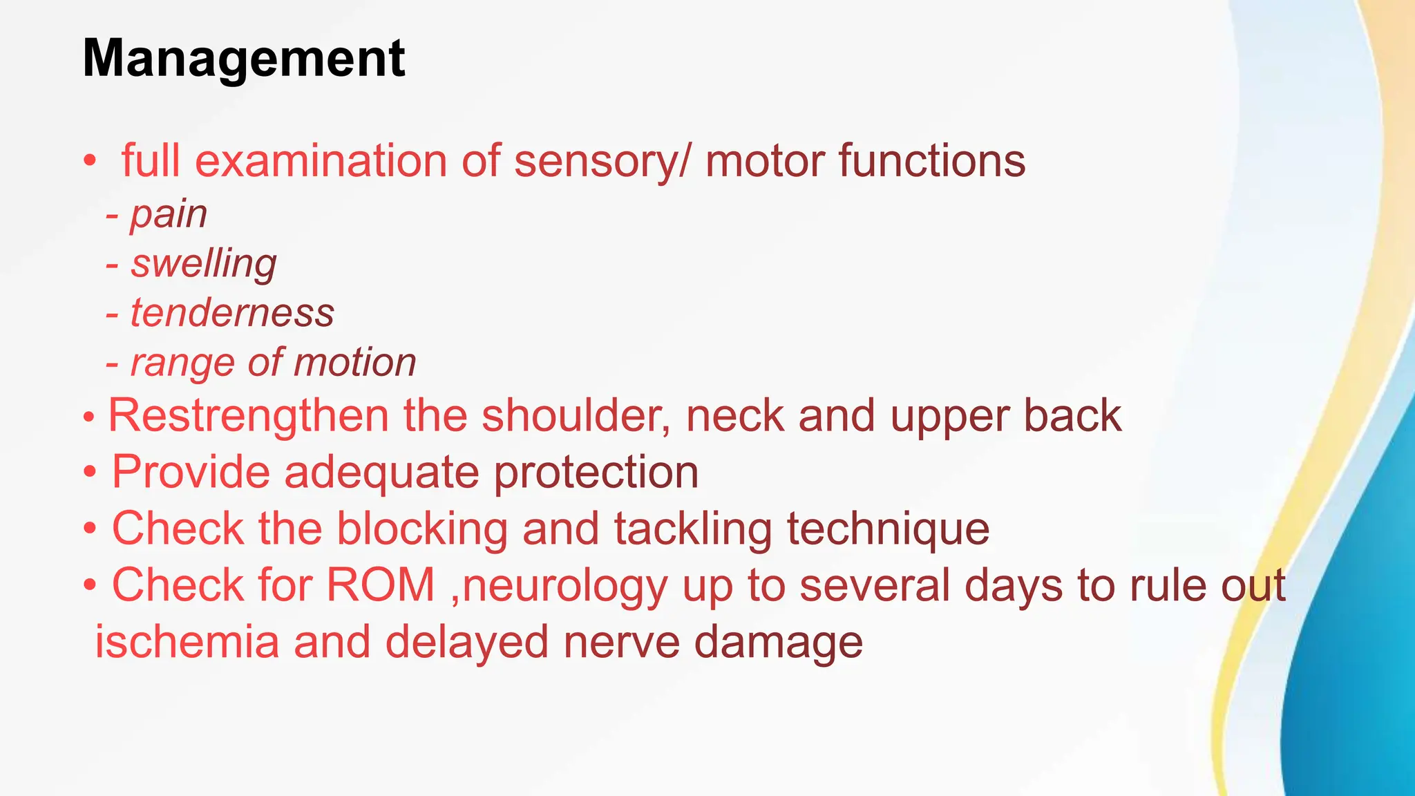 this is a description of spinal injuries in sports players and this ...