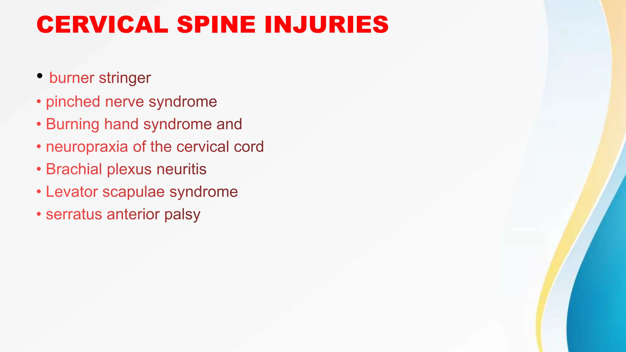 this is a description of spinal injuries in sports players and this ...