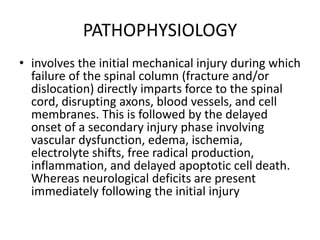 Spinal injury | PPT