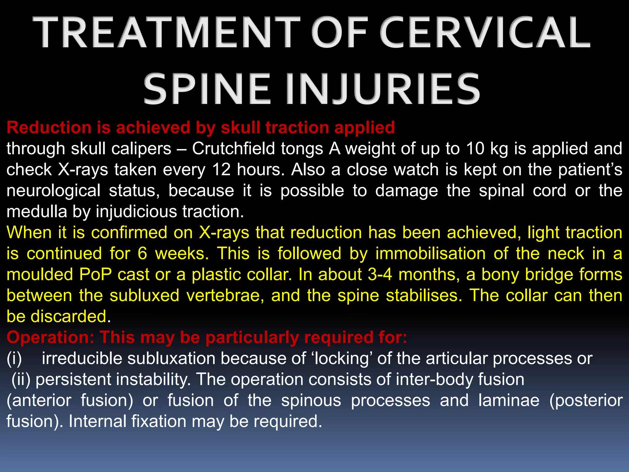 Spinal fractures (injury) | PPTX