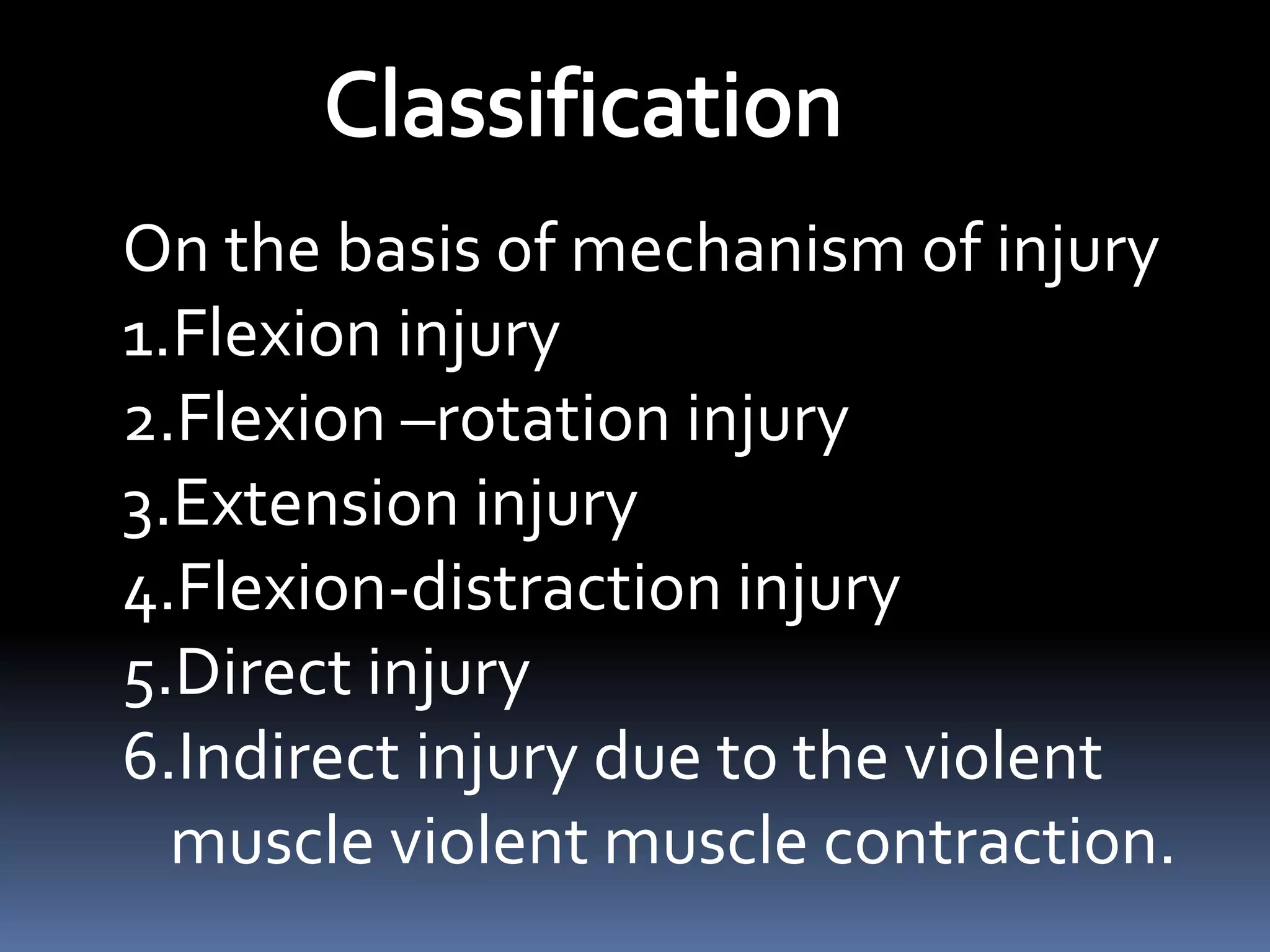 Spinal fractures (injury) | PPTX