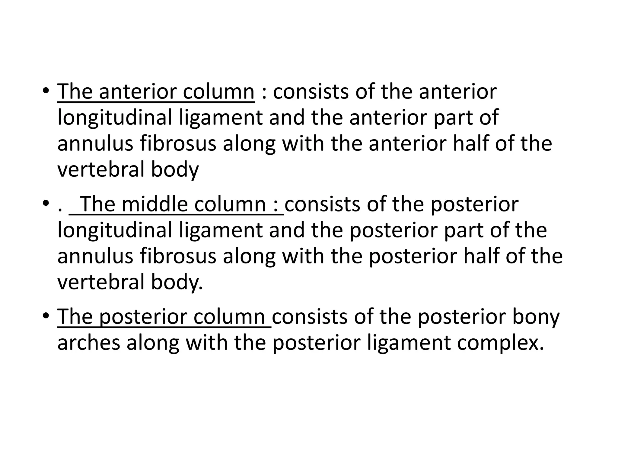 spinal injuries presentation orthopaedics | PPTX