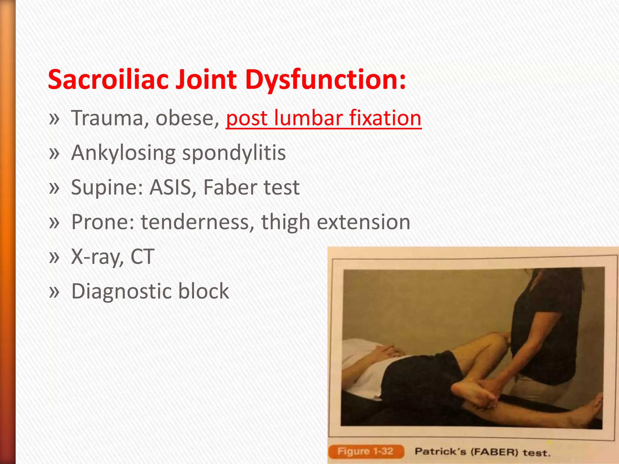 Spinal interventions for low back pain | PPTX