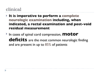 Spinal mets | PPT