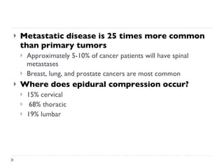 Spinal mets | PPT