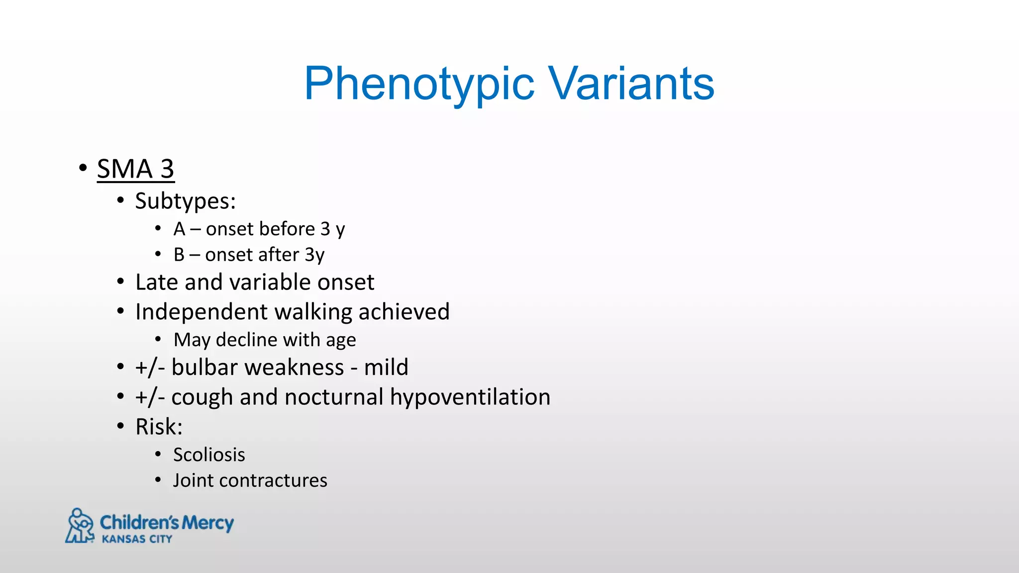 Spinal Muscular Atrophy: Diagnosis and Global Management Considerations ...