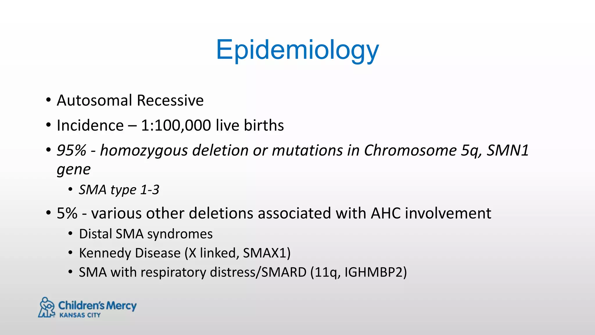 Spinal Muscular Atrophy Diagnosis And Global Management Considerations