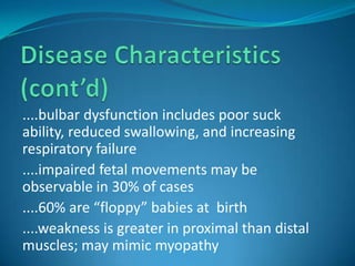 Spinal Muscular Atrophy Power Point | PPTX