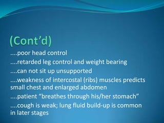 Spinal Muscular Atrophy Power Point | PPTX