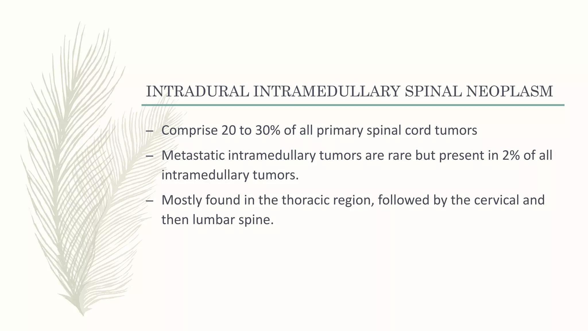 Spinal neoplasm | PPTX