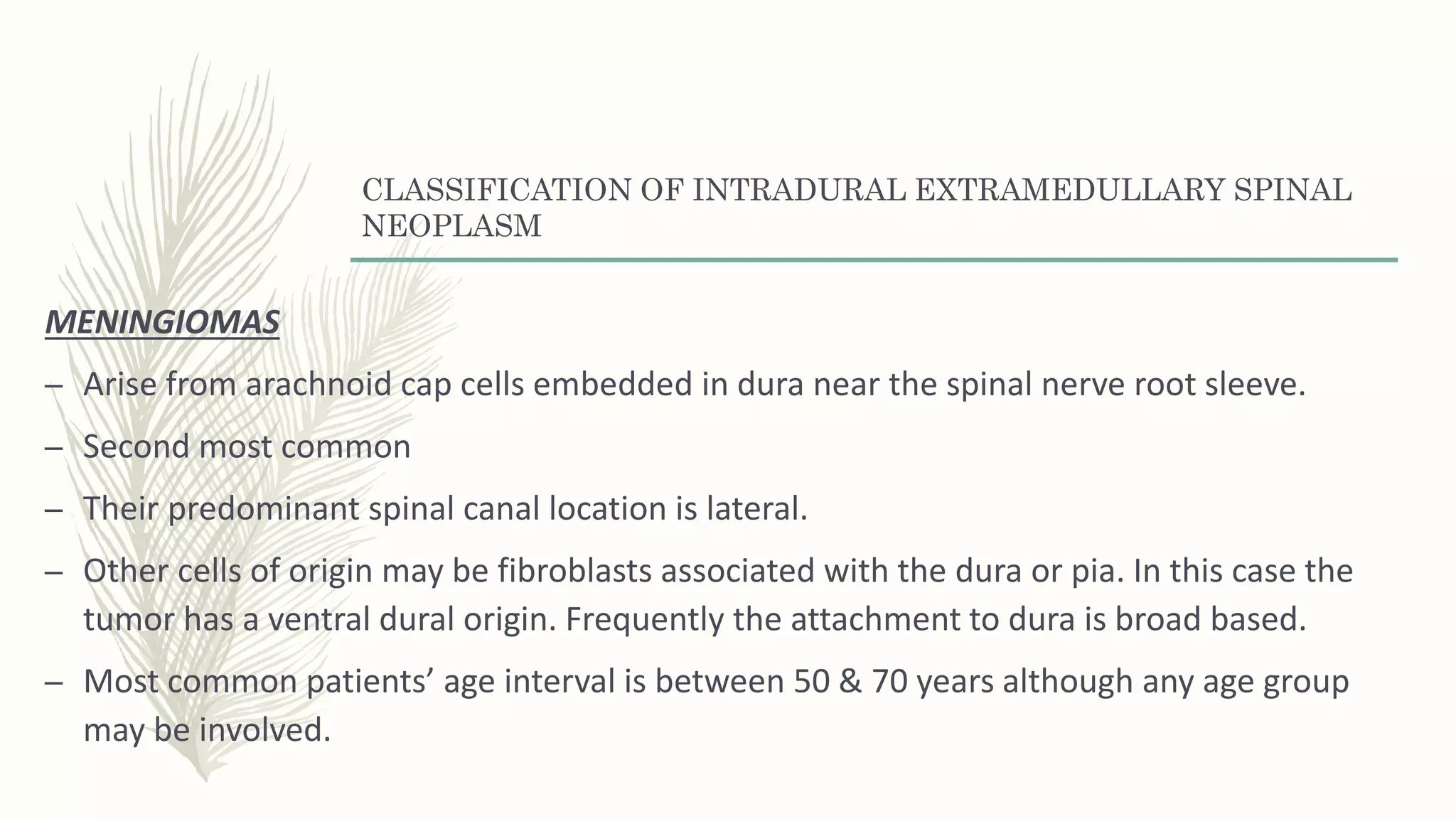 Spinal neoplasm | PPTX