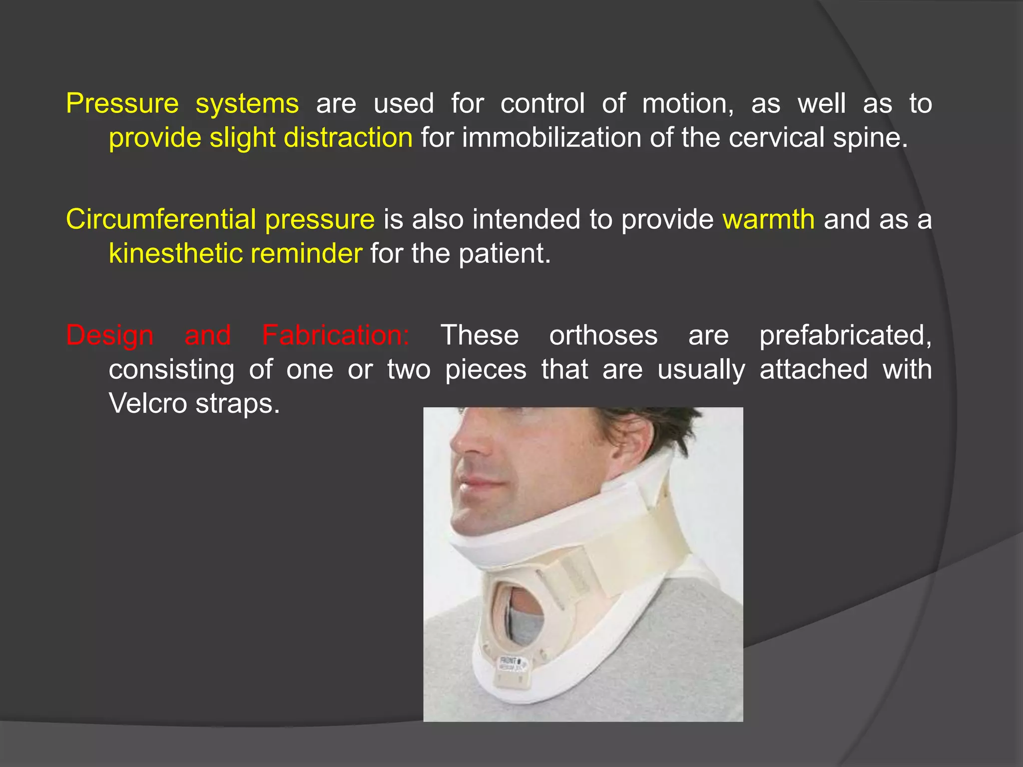 Spinal orthoses | PPTX