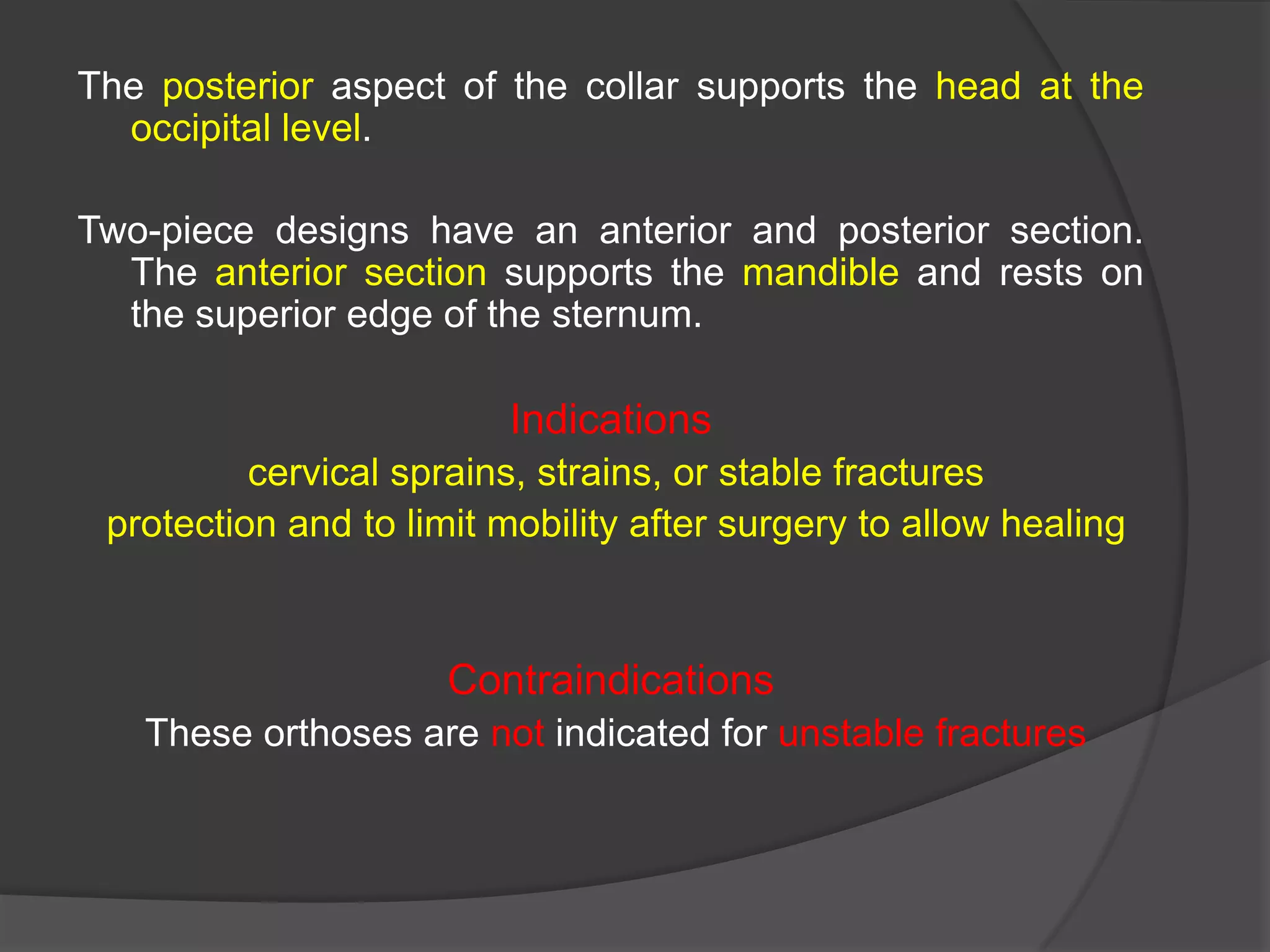 Spinal orthoses | PPTX
