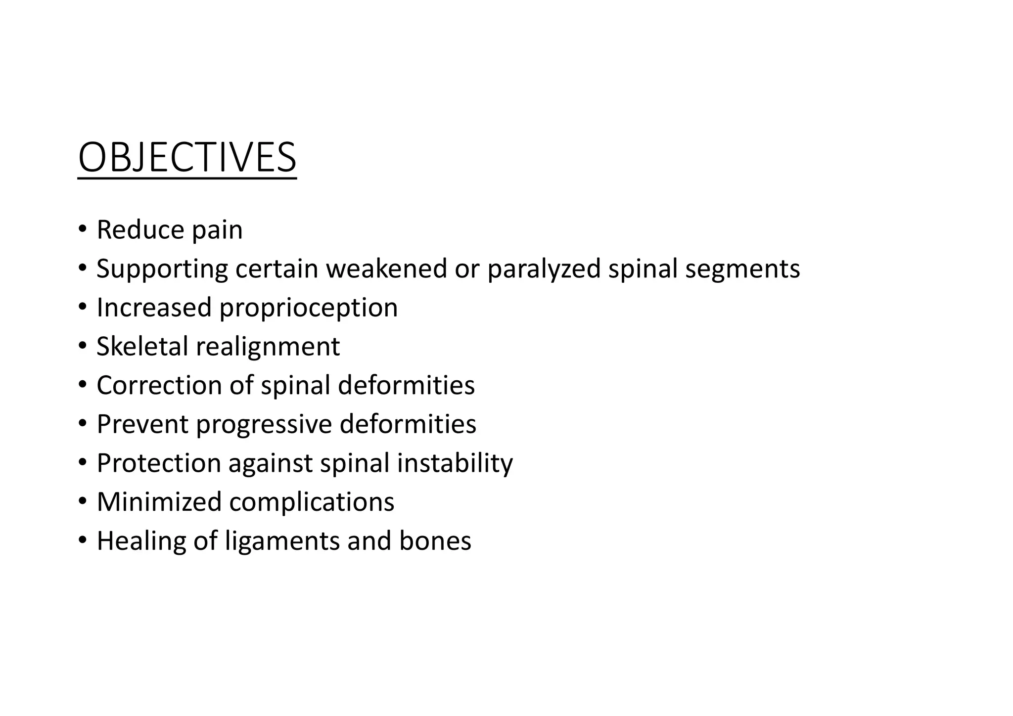 Spinal orthoses | PDF