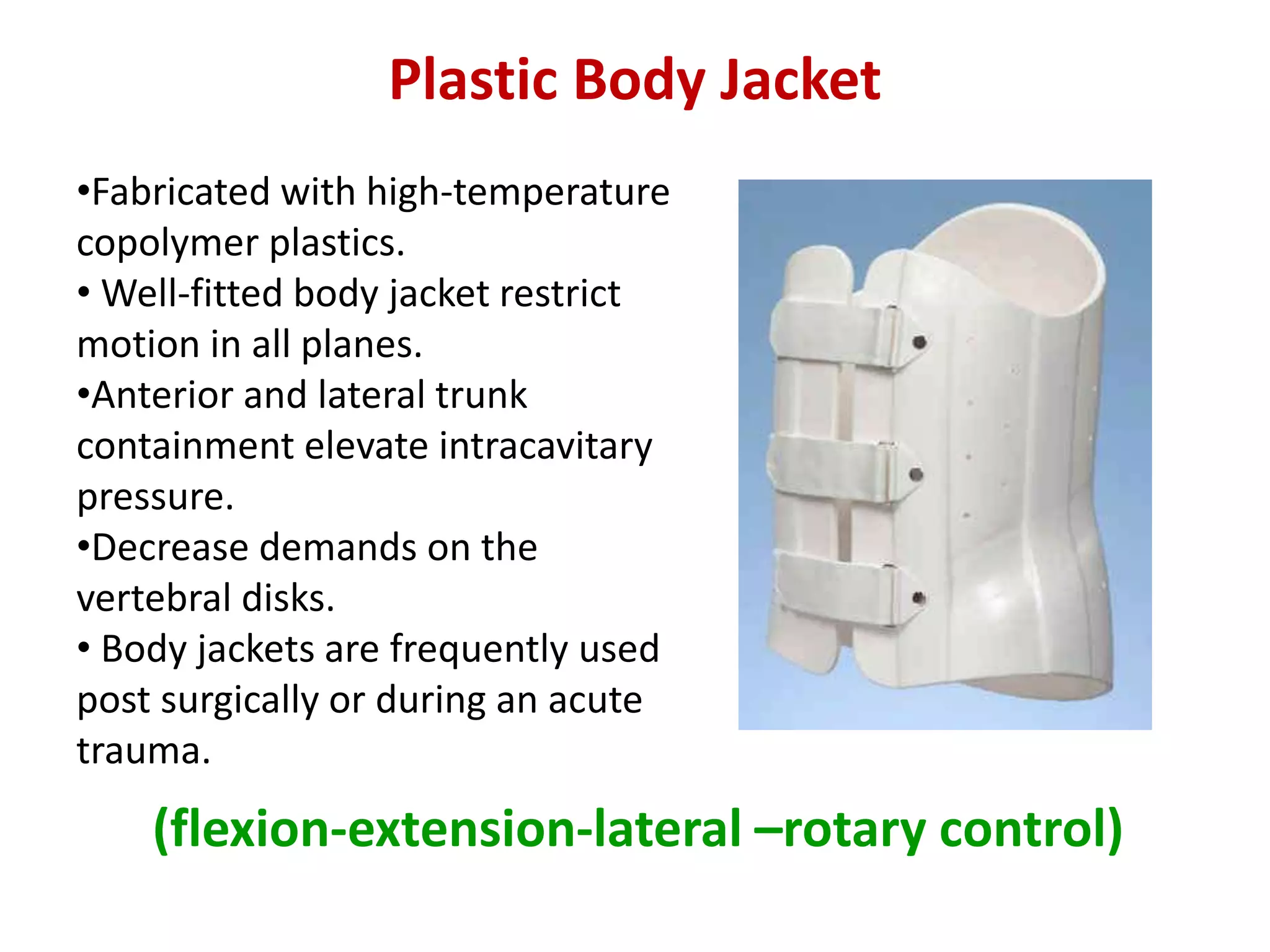 Spinal orthosis | PPTX
