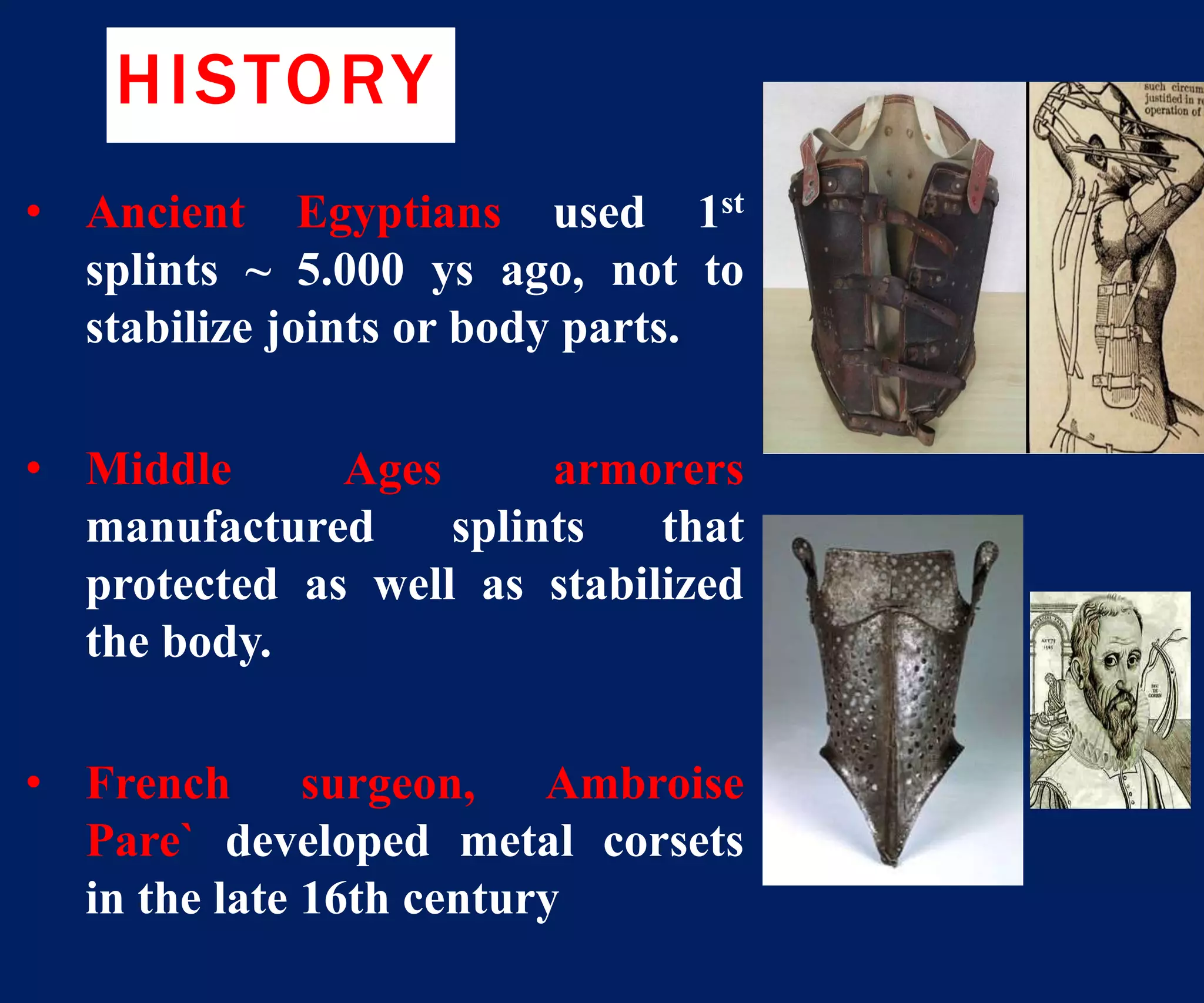 Spinal orthosis dr.aliaa | PPTX
