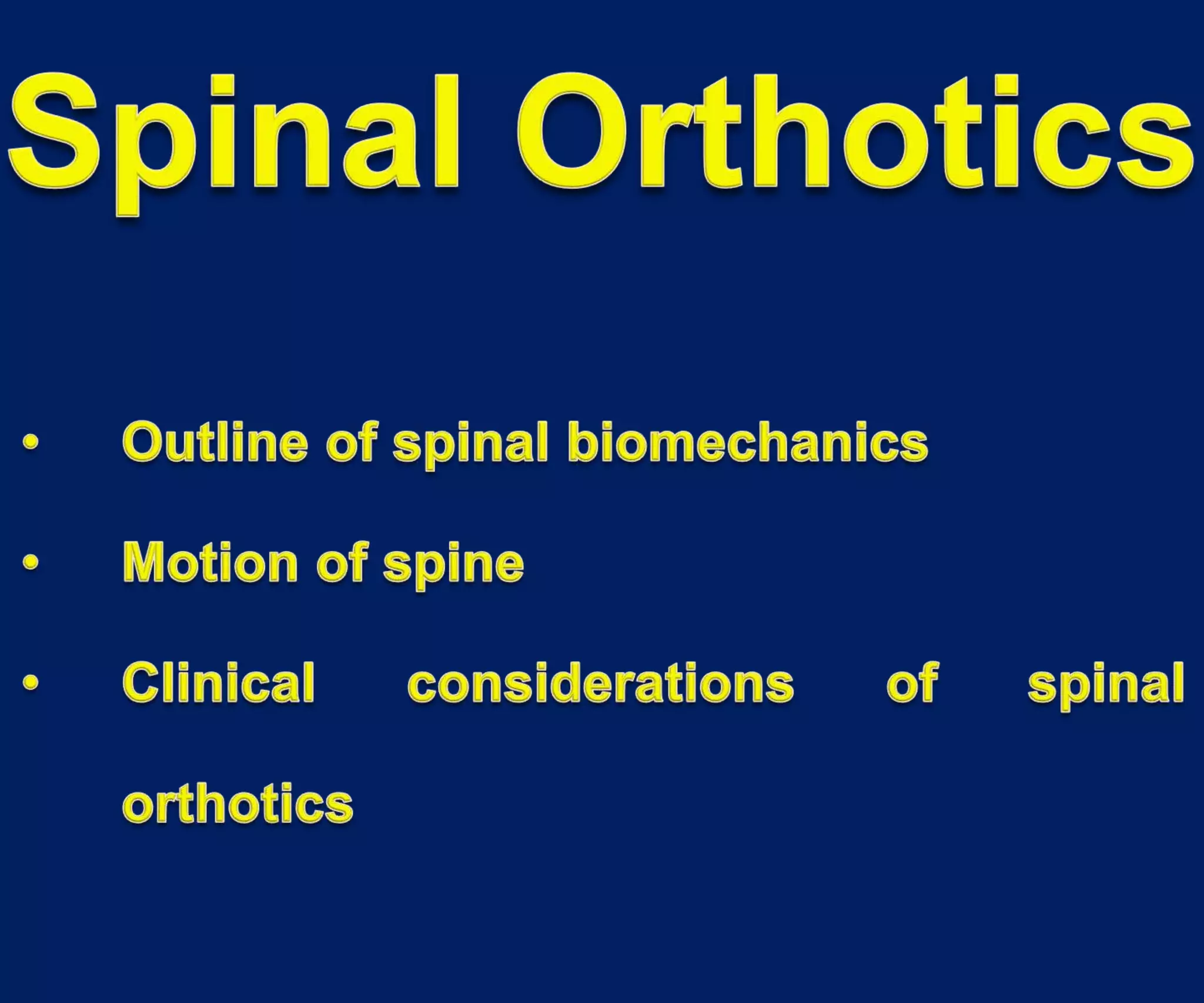 Spinal orthosis dr.aliaa | PPTX