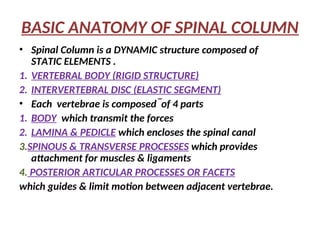 SPINAL ORTHOTICS spinal cord injury .ppt