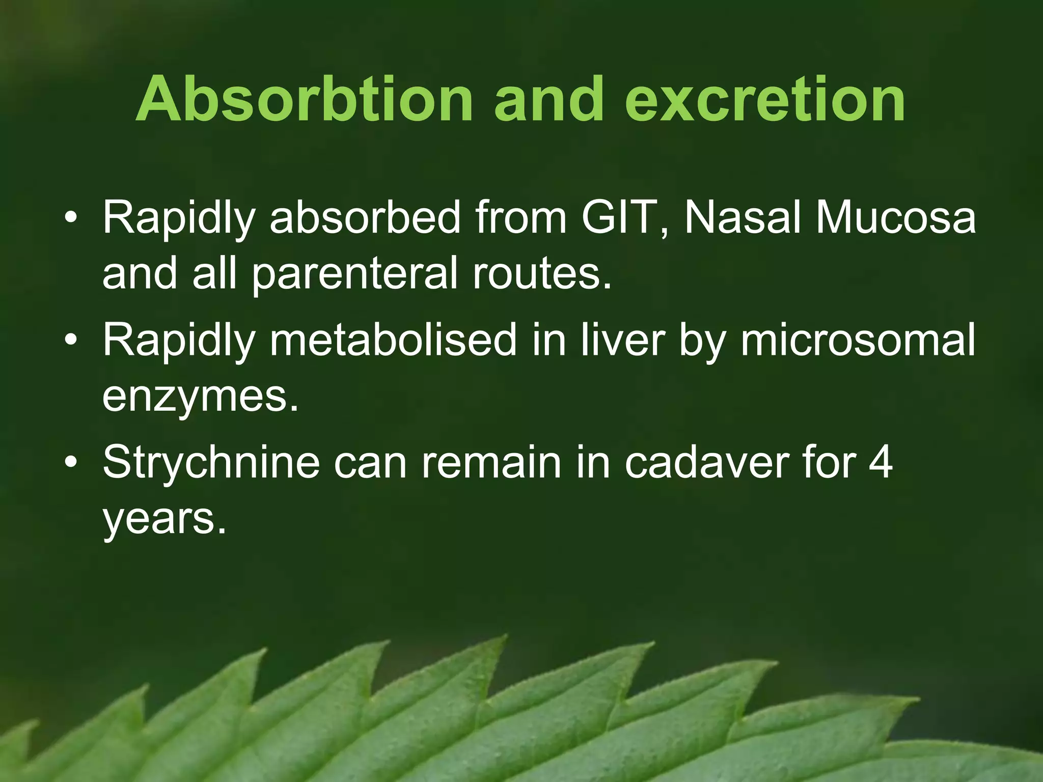 Spinal poisons | PPTX