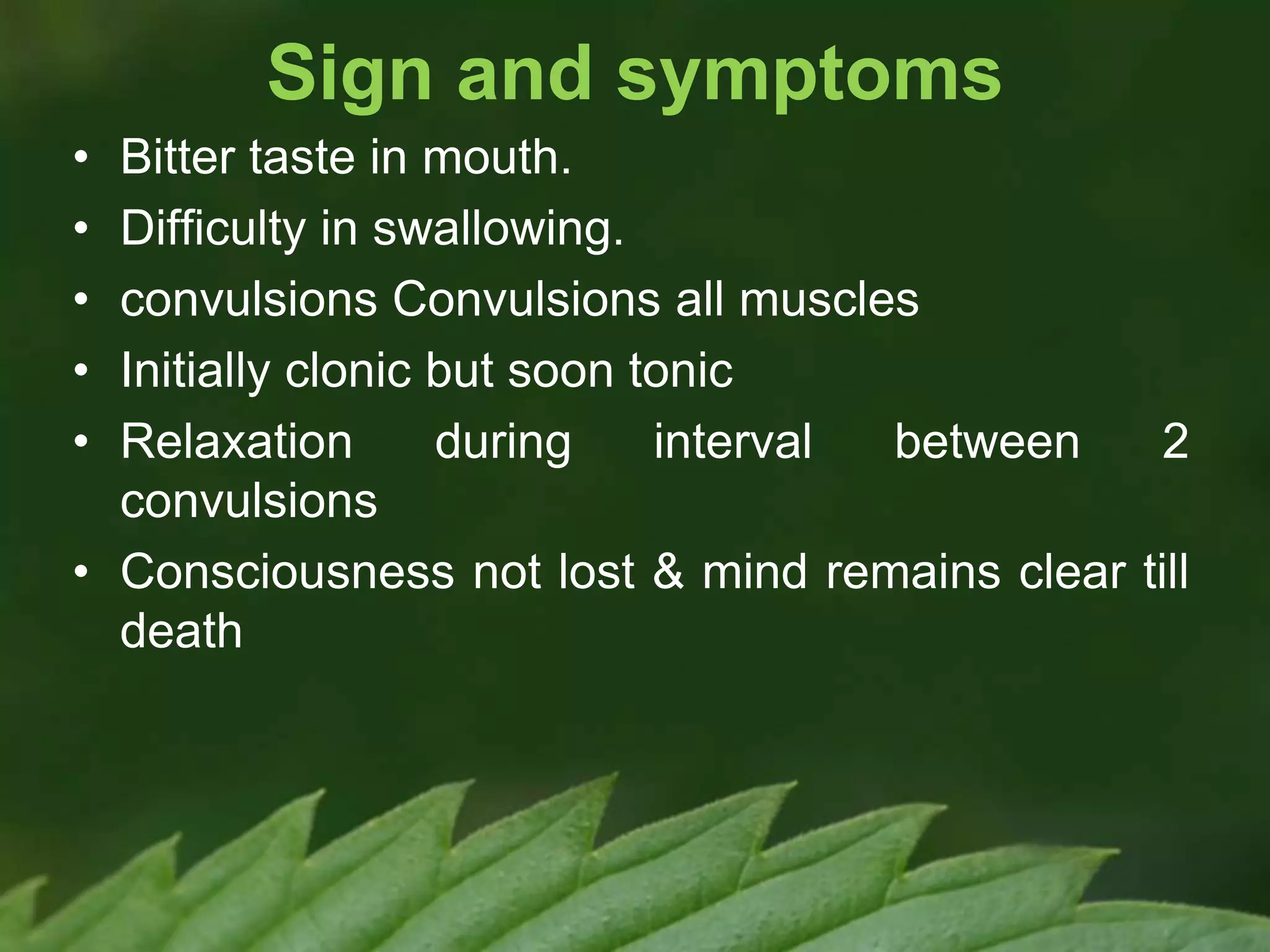 Spinal poisons | PPTX