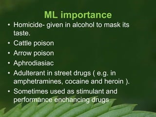 Spinal poisons | PPTX