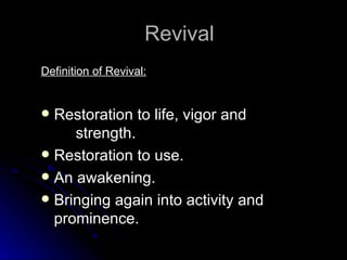 Spinal Revival | PPT