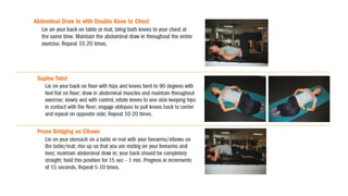 SPINAL STABILIZATION EXERCISES WITH PICTURES | PPTX