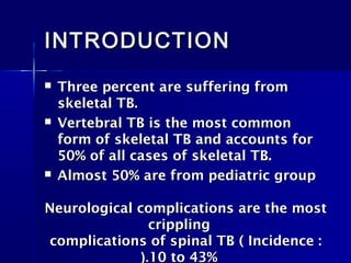 Spinal tb | PPT