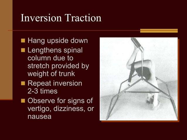 Spinal traction 1 | PPT