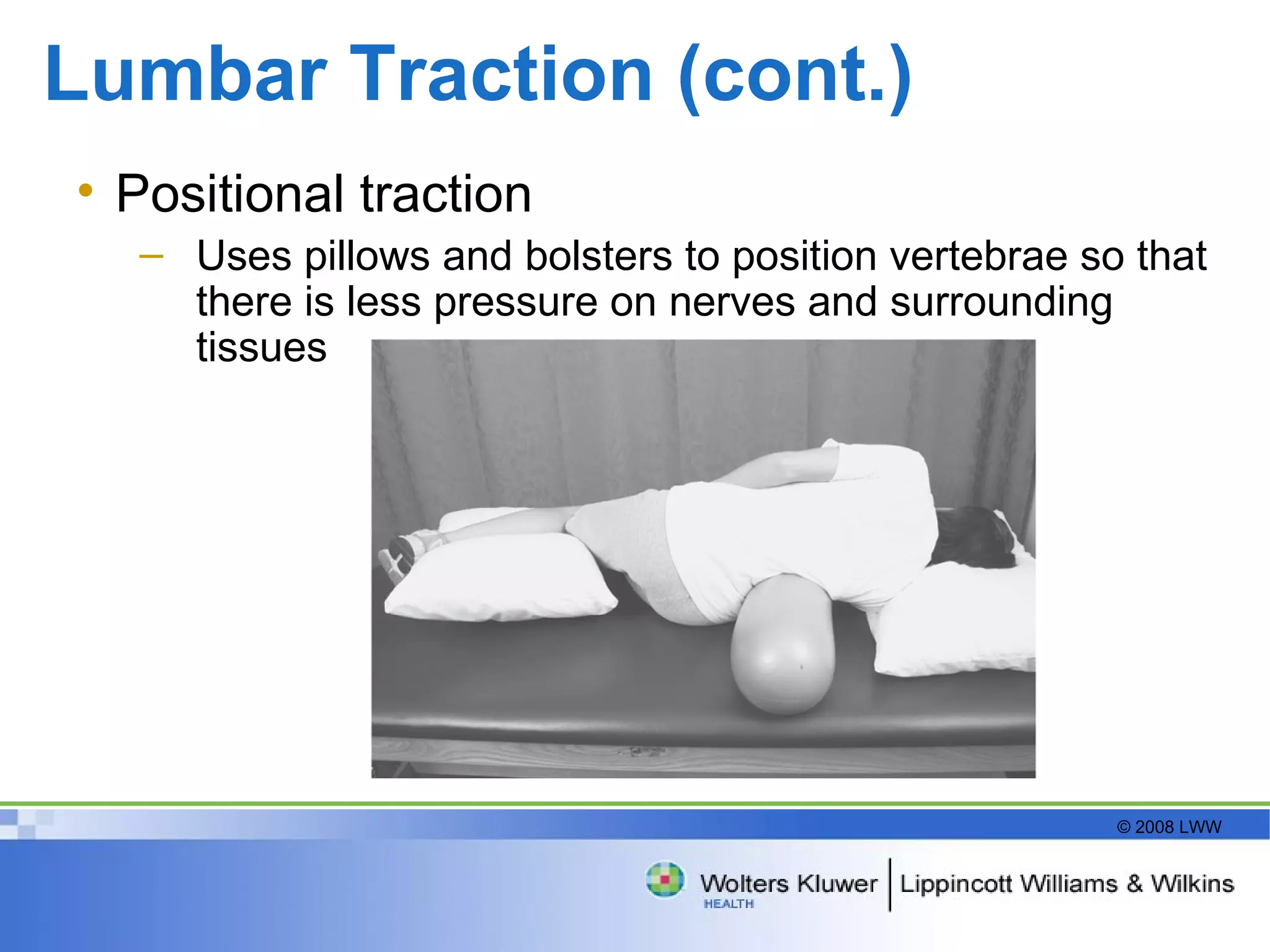 Spinal Traction, Knight & Draper 2008 | PPT