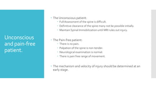 Spinal Trauma (Spinal Cord Injury) | PPTX