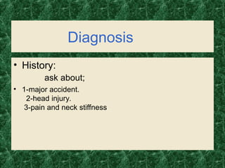 Spinal Trauma.pot of water in the water and | PPT