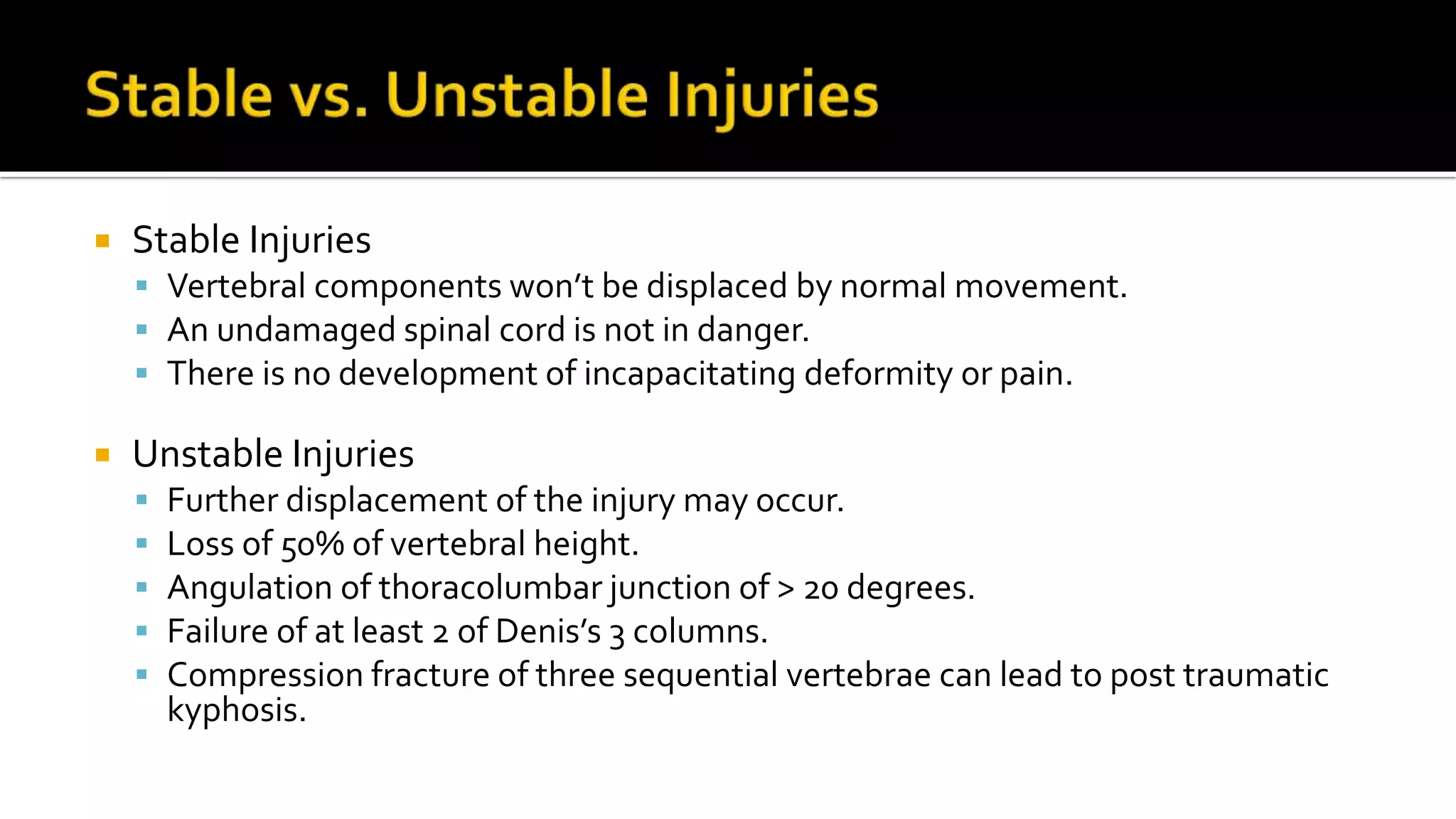 Spinal trauma wo anatomy | PPT