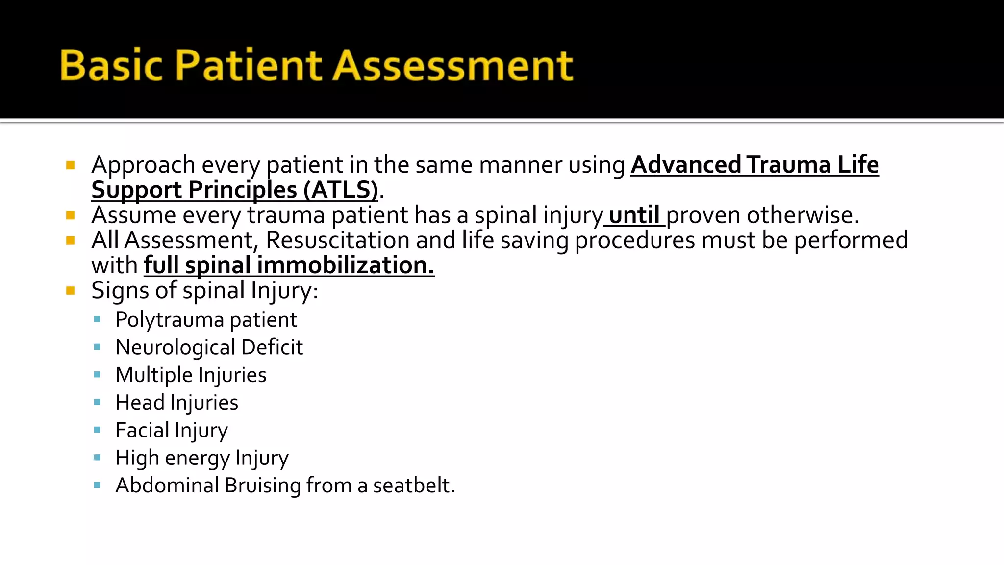 Spinal trauma wo anatomy | PPTX