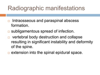 Spinal tuberculosis | PPTX