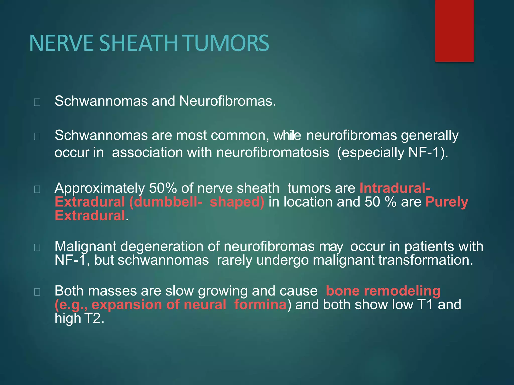 IMAGING OF SPINAL TUMORS | PPTX