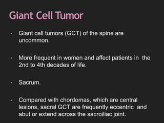 Imaging in spinal tumors | PPTX