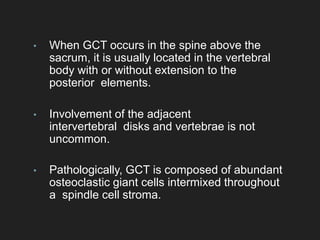 Imaging in spinal tumors | PPTX