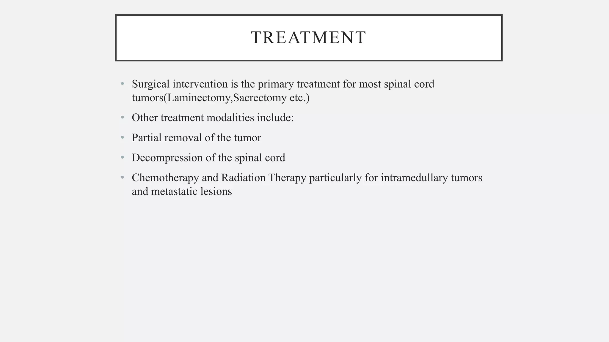 SPINAL TUMORS PPT | PPTX