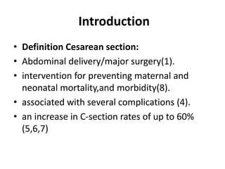 Spinal versus general anesthesia in cesarean section | PPTX